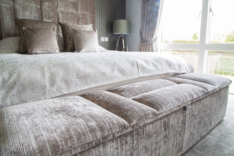 Upholstered Stools: Furniture by Suite Illusions