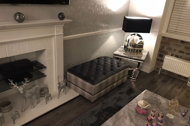 Upholstered Stools: Furniture by Suite Illusions